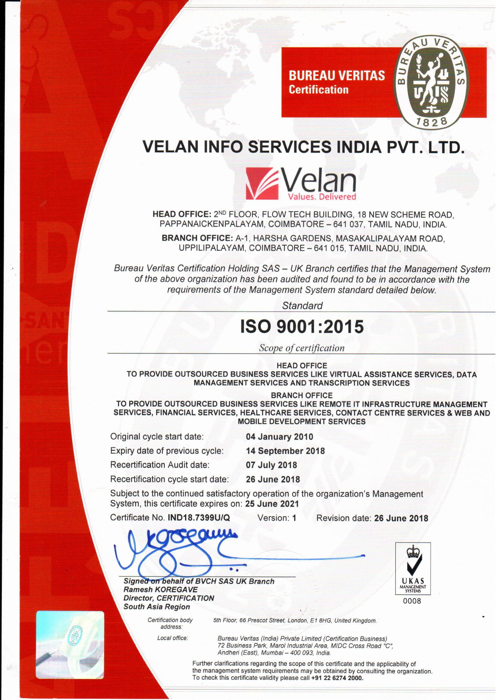 Outsourcing Service Provider | Velan