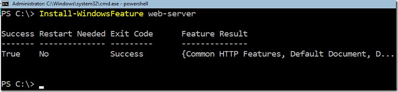 How to configure IIS Server Core for Remote Management