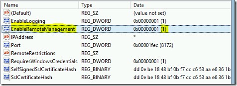 How to configure IIS Server Core for Remote Management